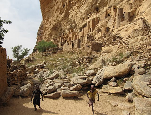 Cosas de Cádiz: Acantilados de Bandiagara y el pueblo Dogón.